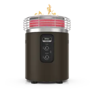 NINJA Fireside360 Fire Pit And Outdoor Heater - Mocha
