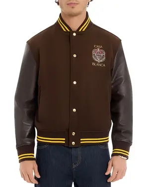 Casablanca Wool Varsity Jacket