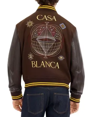Casablanca Wool Varsity Jacket