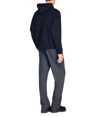 Sandro Oversized Cotton Hoodie