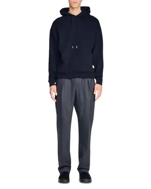 Sandro Oversized Cotton Hoodie