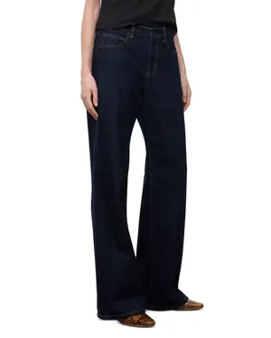 Staud Gus Mid Rise Relaxed Fit Jeans