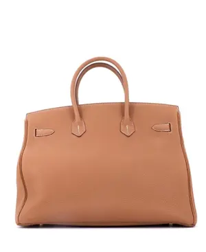 Hermès Birkin 35 Togo Leather Tone Hardware Satchel