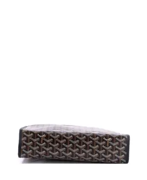 Goyard Jouvence Gm Signature Chevron Coated Canvas Toiletry Pouch - Black