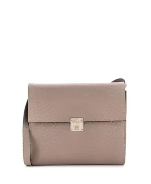 Hermès 16 Clic Wallet On Strap Epsom - Gray