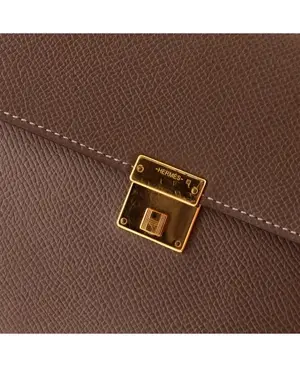 Hermès 16 Clic Wallet On Strap Epsom