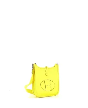 Hermès Tpm Evelyne Bag Gen Iii Clemence - Yellow