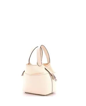 Hermès Pm Cargo Picotin Lock Bag Canvas And Swift
