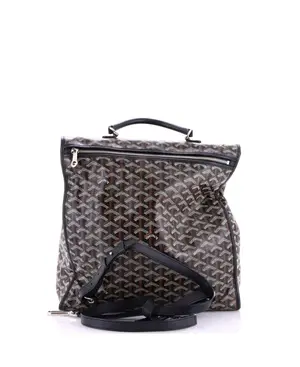 Goyard Saint Leger Briefcase Backpack Coated Canvas