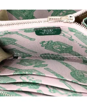 Hermès Compact Azap Zip Around Wallet Silk'in Epsom