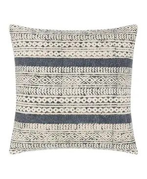 Livabliss Janya Lumbar Pillow 1 Lbs, 14l X 22w - Dark Blue