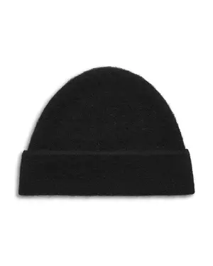 TOTEME Brushed Cashmere Beanie - Black