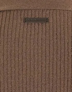 Dolce & Gabbana Ribbed Wool Polo Shirt