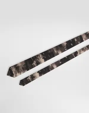 Dolce & Gabbana Abstract Print Twill Tie