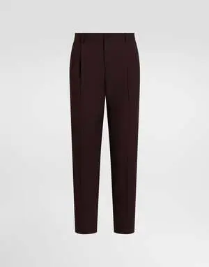Dolce & Gabbana Virgin Wool Trousers - Multicolor