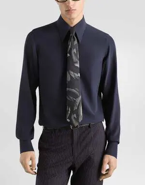 Dolce & Gabbana Abstract Print Twill Neck Tie