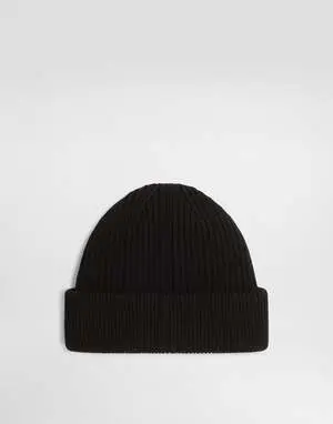 Dolce & Gabbana Virgin Wool Hat With Logo