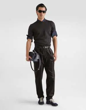 Dolce & Gabbana Velvet Pleated Trousers