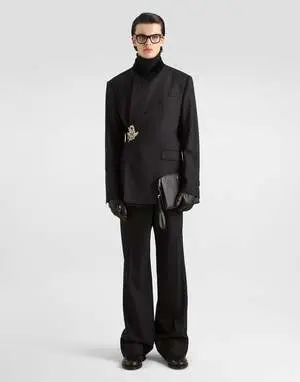 Dolce & Gabbana Pinstripe Wool Trousers