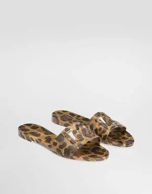 Dolce & Gabbana Leo- Rubber Beachwear Slides - Print
