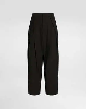 Dolce & Gabbana Virgin Wool Gabardine Trousers