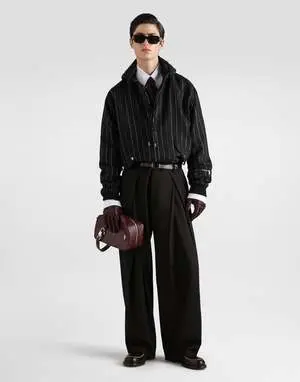 Dolce & Gabbana Virgin Wool Gabardine Trousers