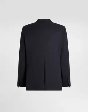 Dolce & Gabbana Taormina Single-breasted Jacket In Technical Wool
