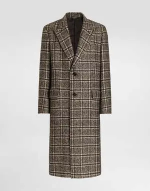 Dolce & Gabbana Single-breasted Check Coat