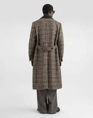 Dolce & Gabbana Single-breasted Checked Coat
