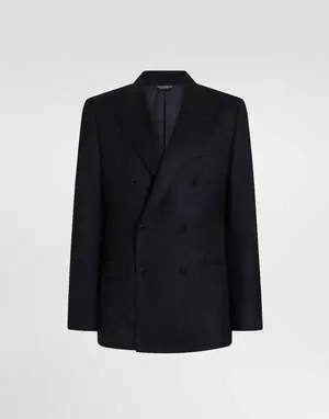 Dolce & Gabbana Martini Light Double-breasted Wool Jacket