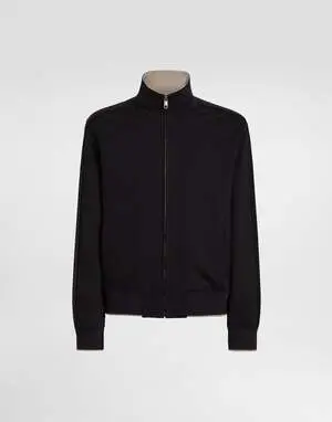 Dolce & Gabbana Jersey Zip-up Sweatshirt