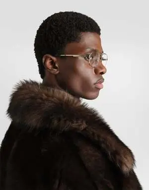 Dolce & Gabbana Single-breasted Shearling Coat