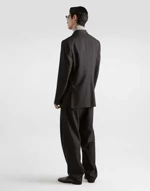 Dolce & Gabbana Palermo Double-breasted Pinstripe Wool Jacket