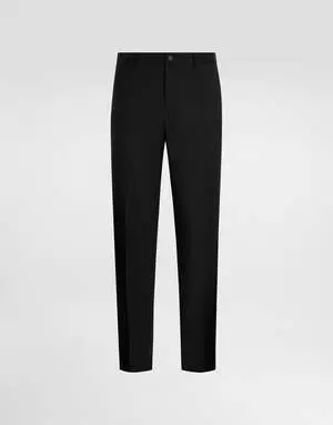 Dolce & Gabbana Wool Gabardine Trousers