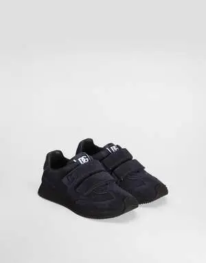 Dolce & Gabbana Dg Cushion Sneakers In Split Leather