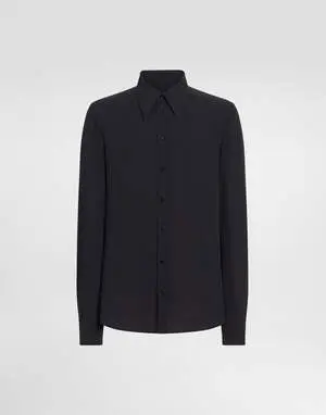 Dolce & Gabbana Crêpe De Chine Shirt - Blue