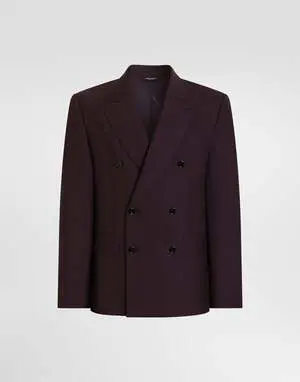 Dolce & Gabbana Sicilia Light Double-breasted Wool Jacket - Multicolor