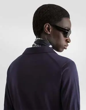 Dolce & Gabbana Silk Knit Polo Shirt