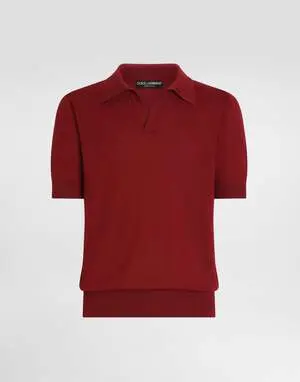Dolce & Gabbana Cashmere Polo Shirt
