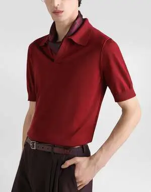 Dolce & Gabbana Cashmere Polo Shirt