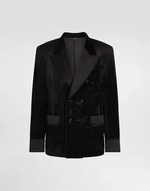 Dolce & Gabbana Double-breasted Velvet Jacket