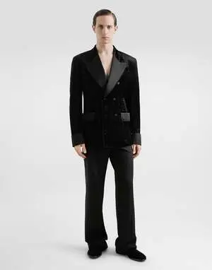 Dolce & Gabbana Double-breasted Velvet Jacket