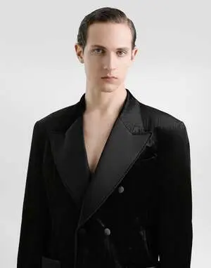 Dolce & Gabbana Double-breasted Velvet Jacket