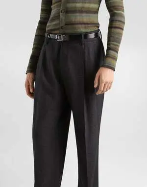 Dolce & Gabbana Wool Flannel Trousers
