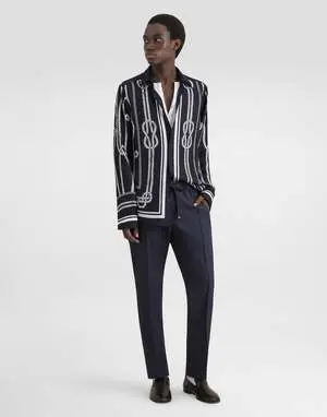 Dolce & Gabbana Virgin Wool Jogging Trousers