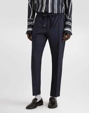 Dolce & Gabbana Virgin Wool Jogging Trousers
