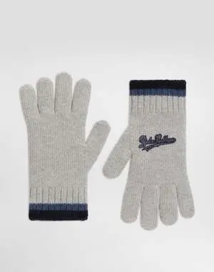Dolce & Gabbana Knit Gloves With Logo