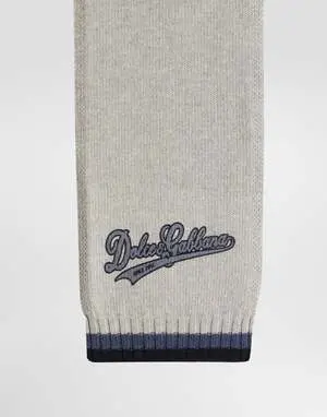 Dolce & Gabbana Knit Scarf With Logo