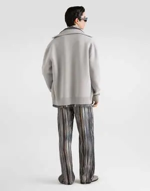 Dolce & Gabbana Stripe-print Silk Twill Vanity Trousers
