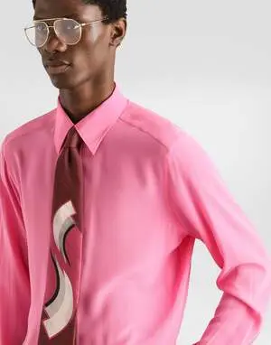 Dolce & Gabbana Crêpe De Chine Martini Shirt